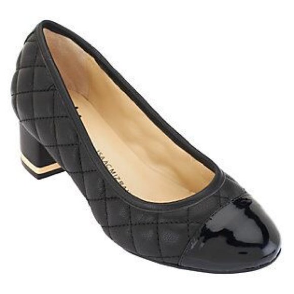 Isaac Mizrahi | Shoes | New Isaac Mizrahi Live Quilted Leather Pumps ...